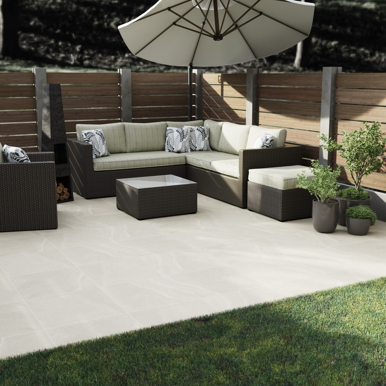 Austral Pearl Outdoor Tiles (60x60cm) Pallet (36 Units 25m2) | Tile ...