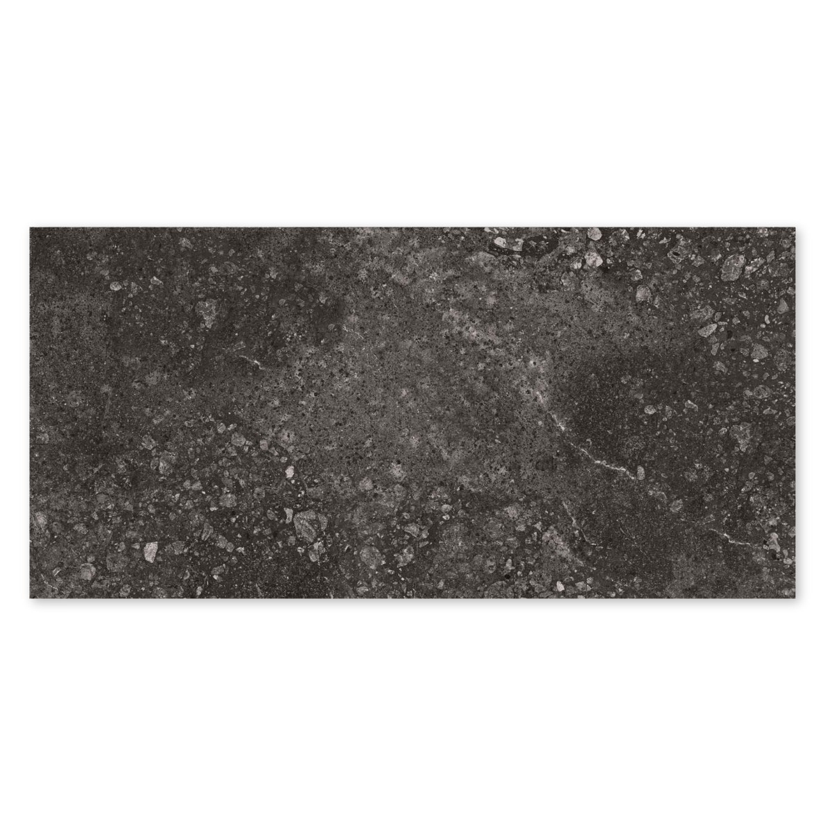 Ceppo Stone Black Semi Polished Tile | Tile Warehouse