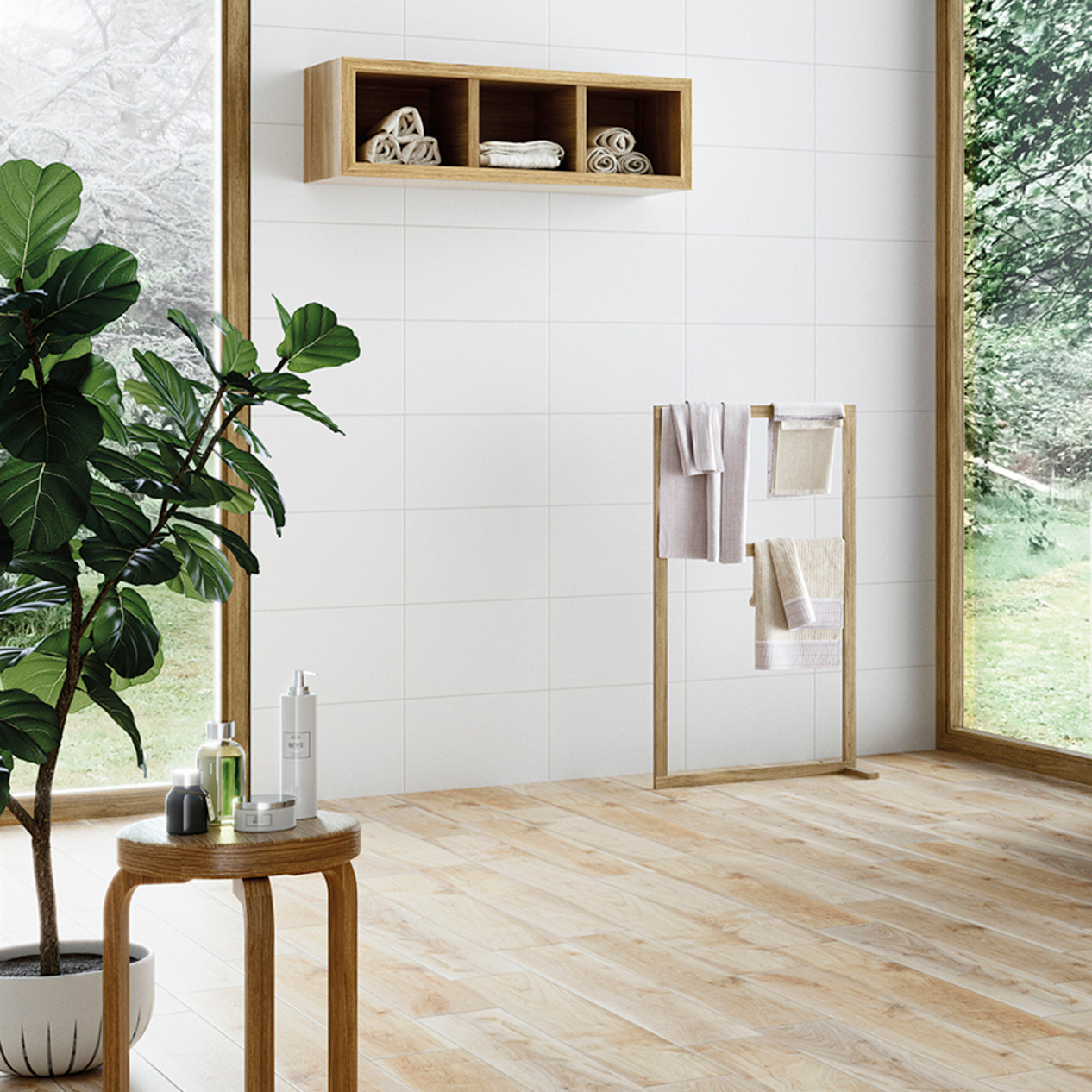 Blanco Matt White Tiles 25x40cm | Tile Warehouse