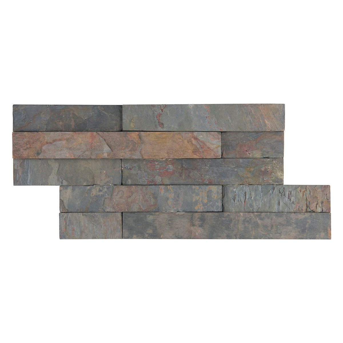 Split Face Dark Grey Tiles 15x30cm | Tile Warehouse