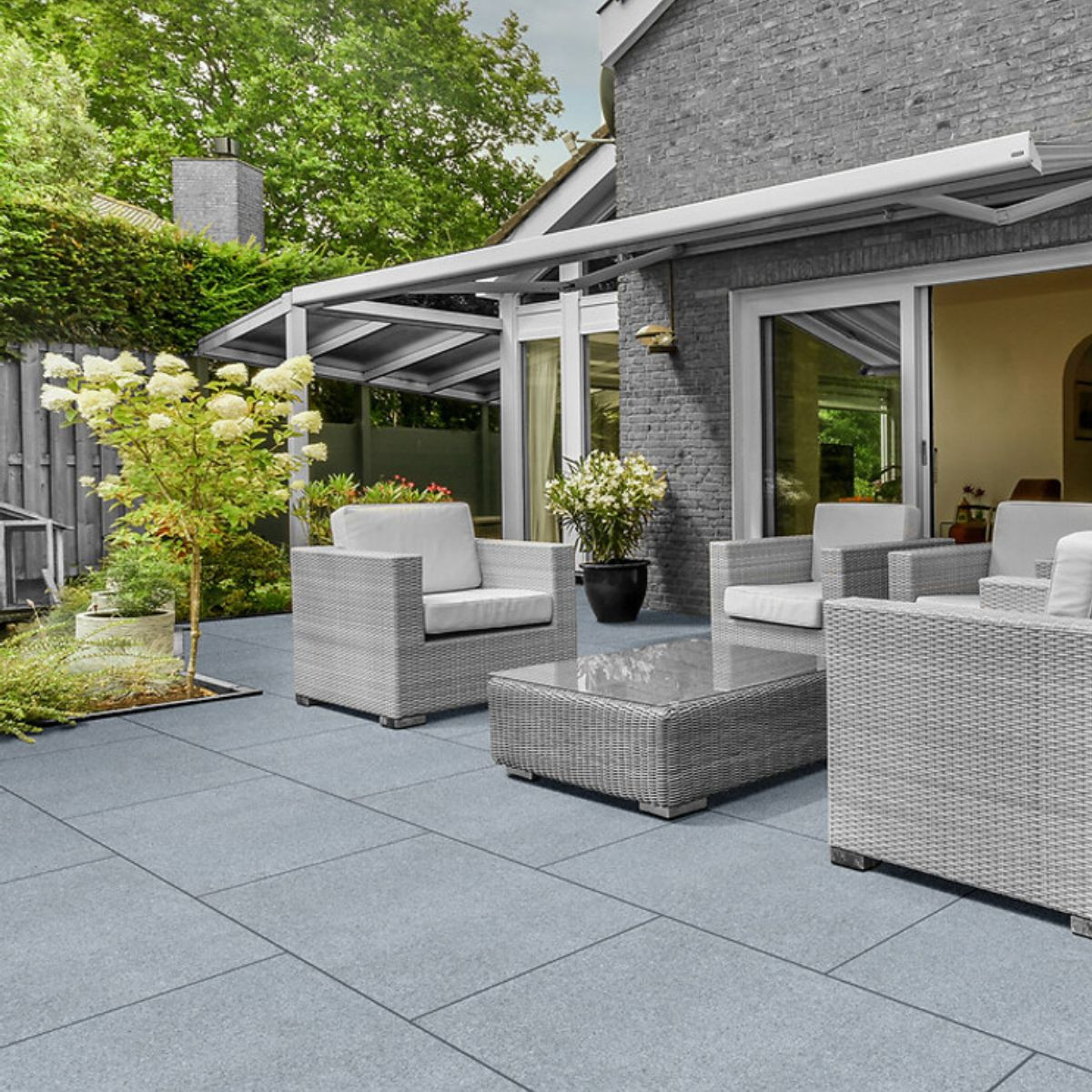 Barre Grey 20mm Outdoor Porcelain Tiles 60x90cm | Tile Warehouse