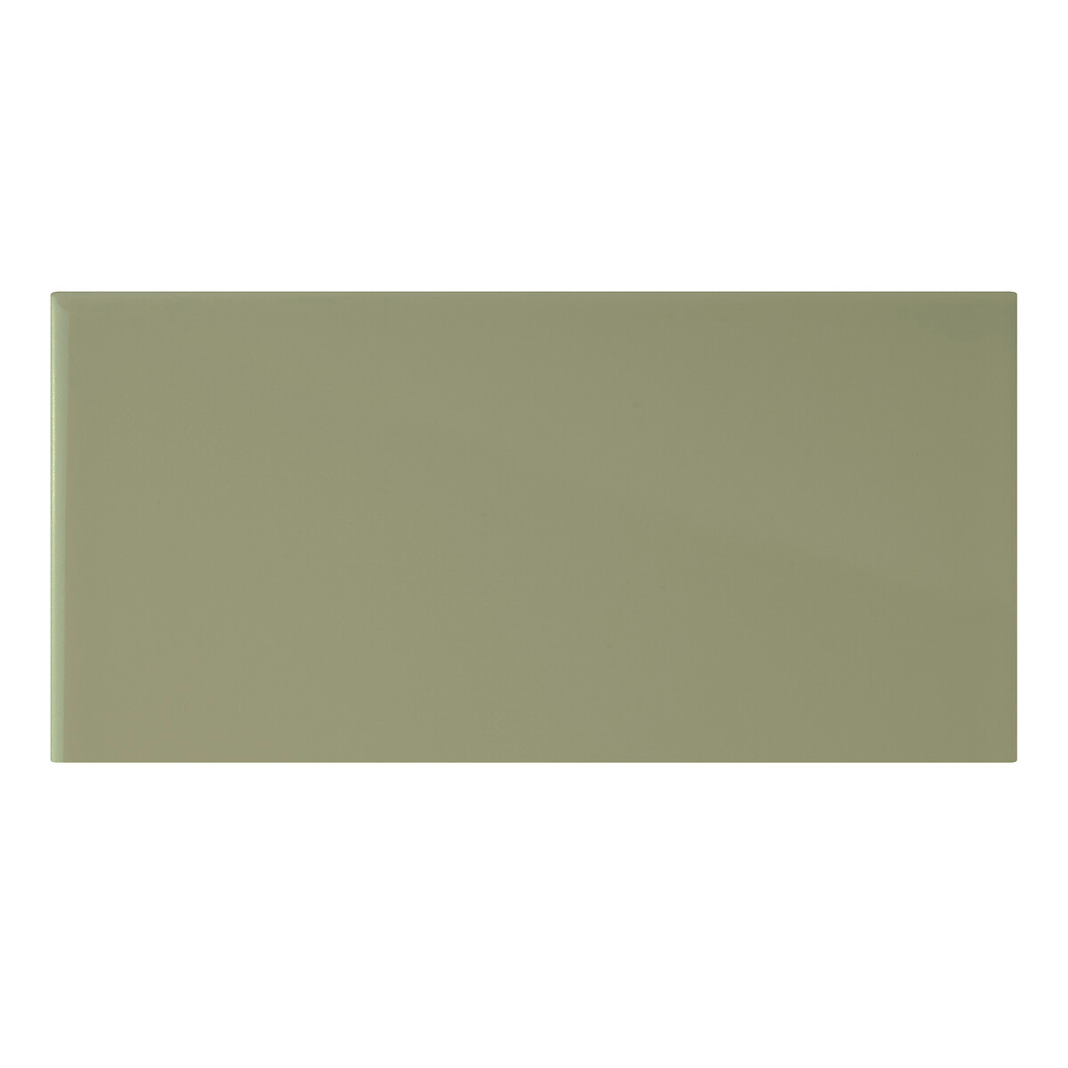Matrix Olive Green Gloss Wall Tiles 9.80x19.80cm | Tile Warehouse