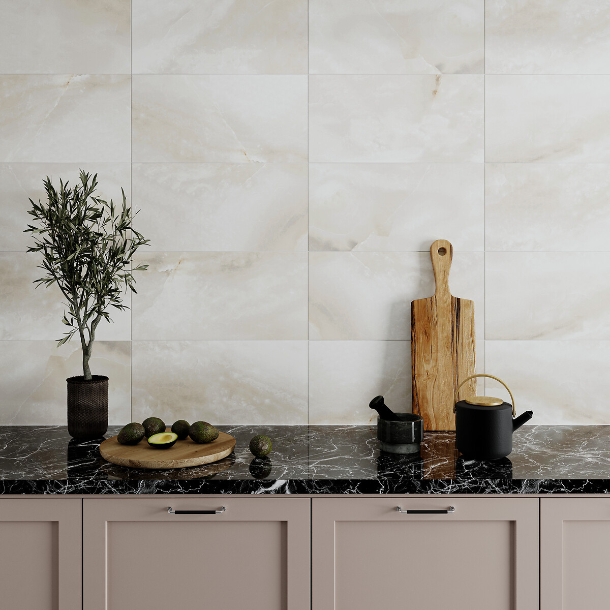 Marmer Onyx Bone 30x60cm | Tile Warehouse