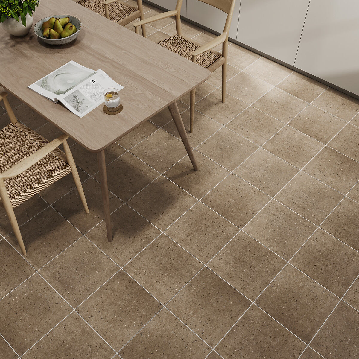 Pedra Terracotta Terrazzo Effect Tiles 33x33cm | Tile Warehouse