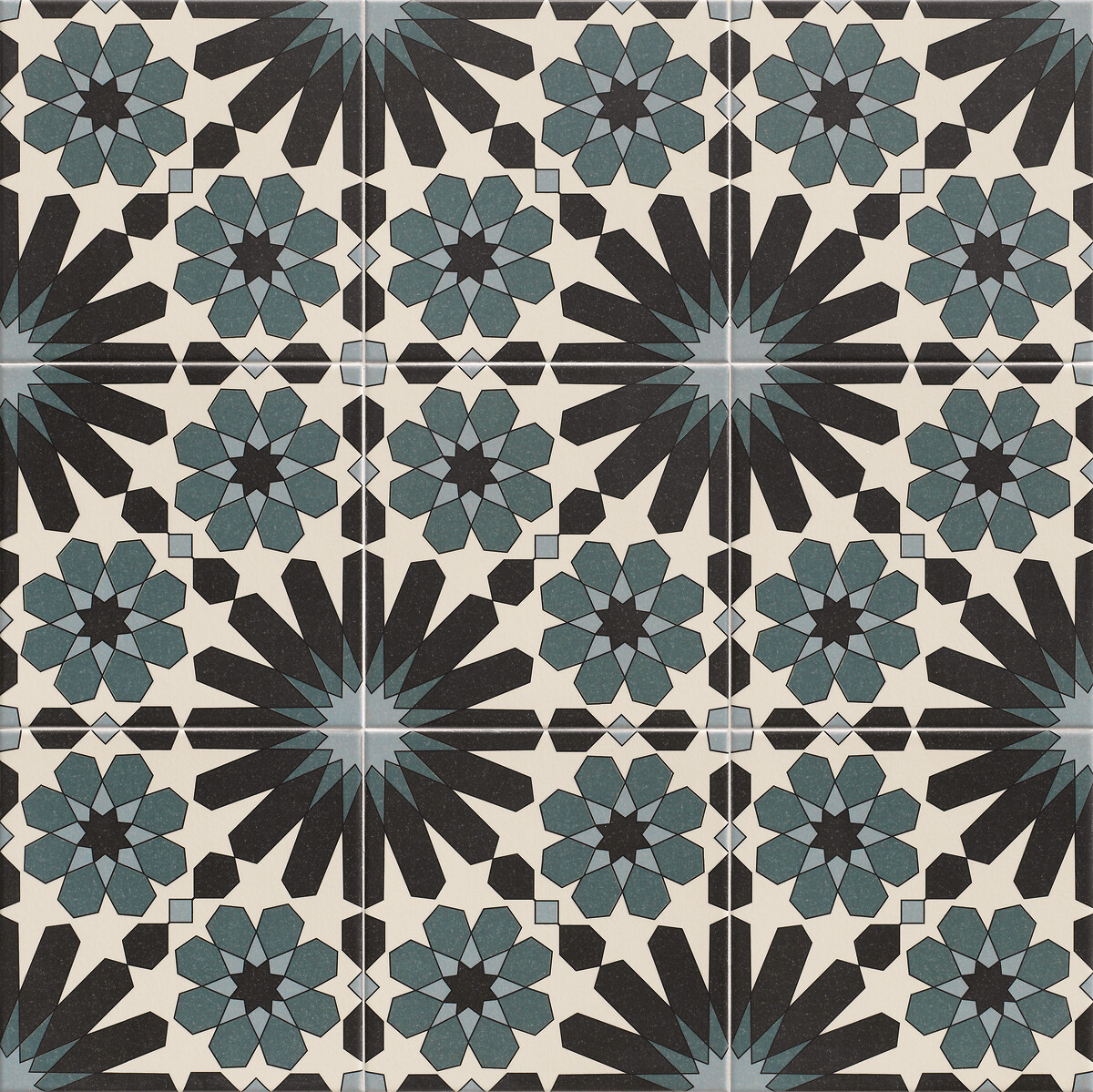 Souk Blue Moroccan Patterned Tiles 20x20cm | Tile Warehouse