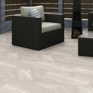 Shades Plus Ivory Outdoor Tiles (60x90cm)