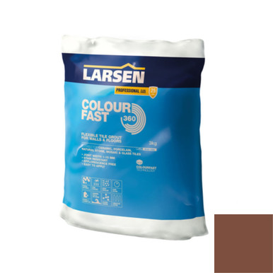 Larsen Professional Colourfast 360 Brown Grout (3kg) | Tile Warehouse