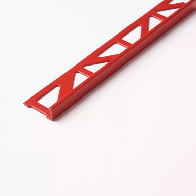 Matrix Red 10mm Straight Edge Trim | Tile Warehouse