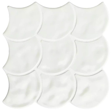 Scales Gloss White 30.7x30.7cm | Tile Warehouse