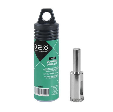 DEX Diamond Porcelain Drill Bit 18mm | Tile Warehouse