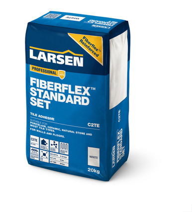 Larsen Professional Standard Set White Adhesive 20kg Pallet (40 Bags ...