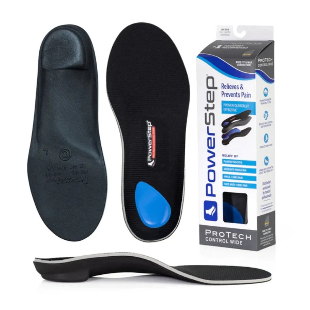 PowerStep ProTech Control Wide Full Length Insoles – Neutral Arch ...