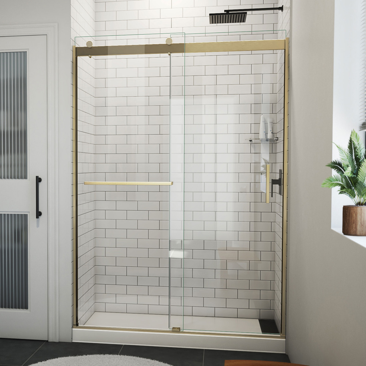 Dreamline Sapphire-v 44 - 48 In. W X 76 In. H Bypass Shower Door In ...