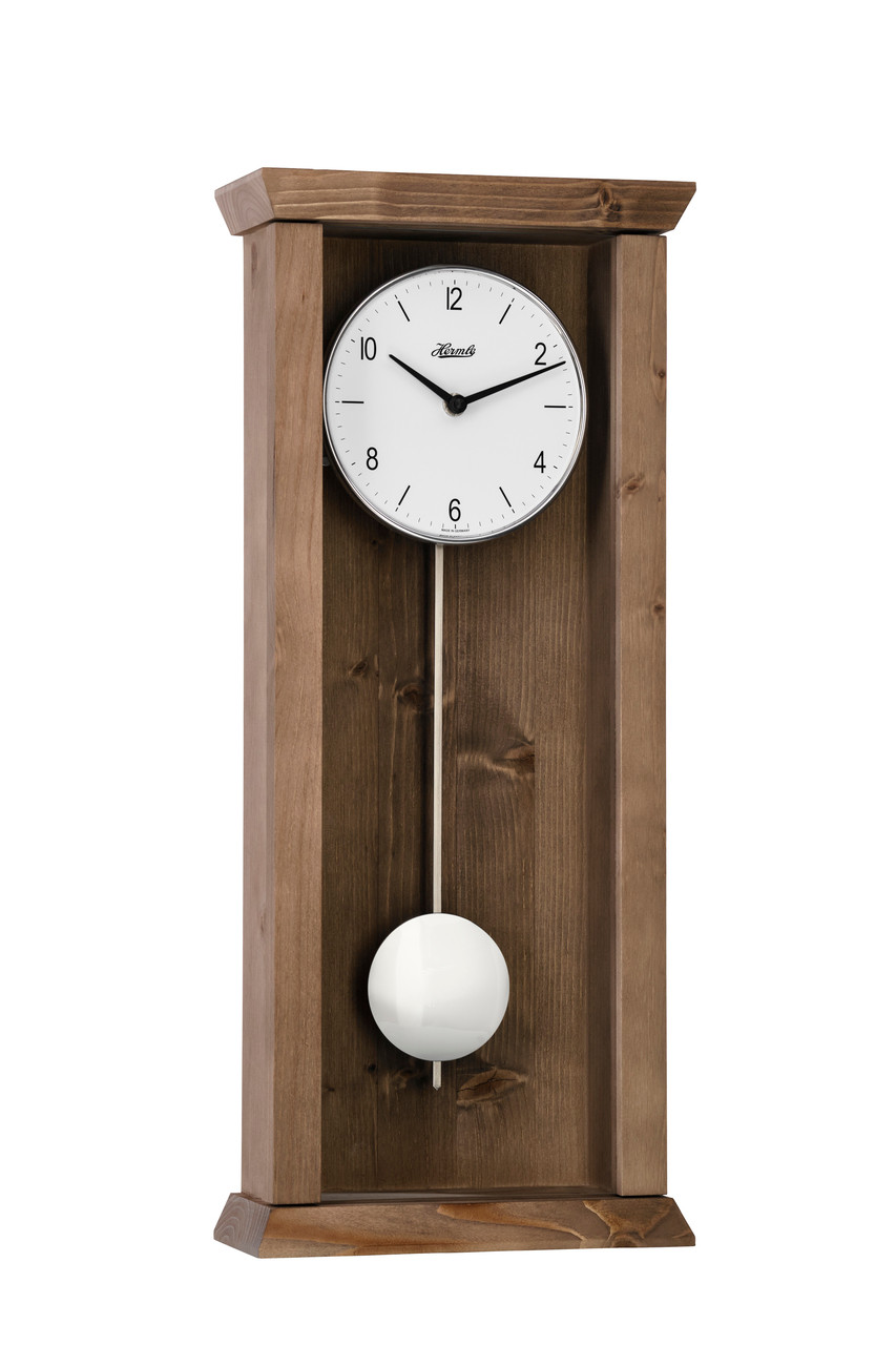 Hermle Arden Wall Clock - Oak in Wall Clocks at StudioLX