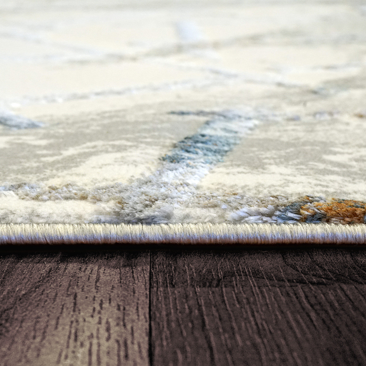 Dynamic Rugs Gold Machine-made 1354 Cream/silver/gold 5.3x7.7 Rectangle ...