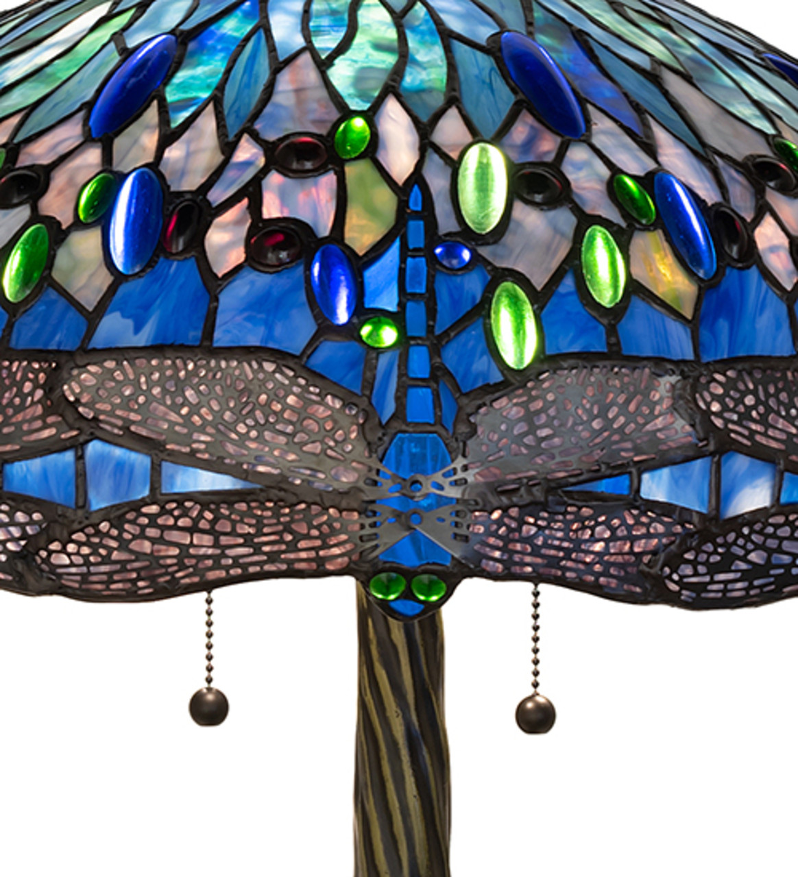 Meyda 27" High Tiffany Hanginghead Dragonfly Table Lamp in Table Lamps ...