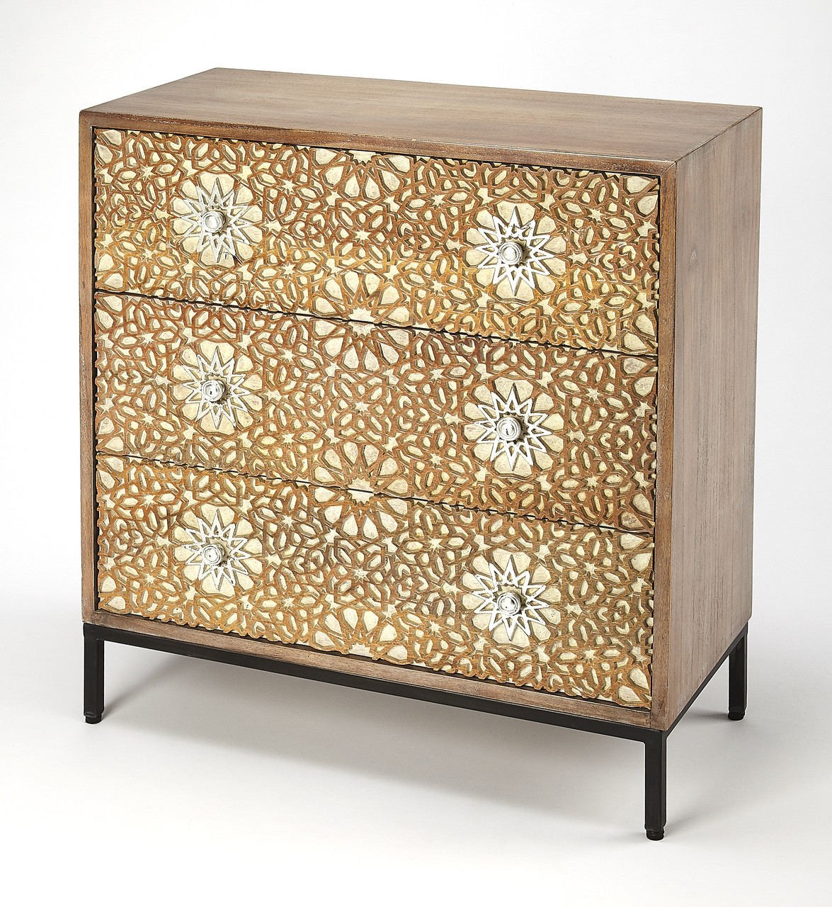 Butler Specialty Butler Milena Carved Chest Accent Cabinets | StudioLX