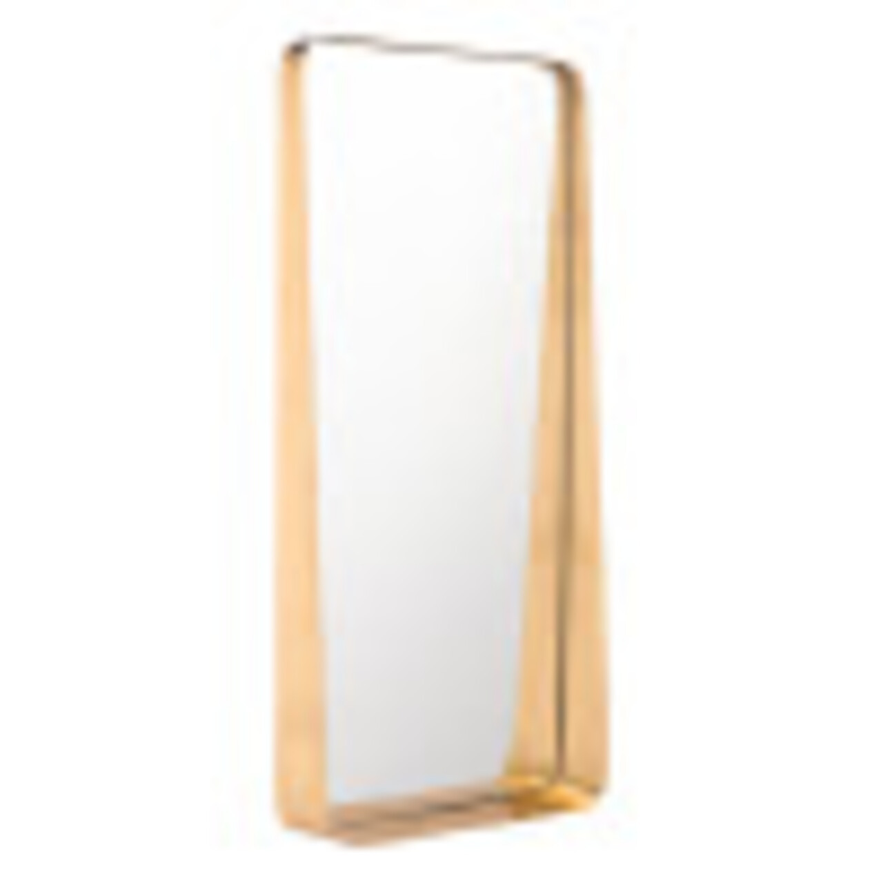Zuo Modern Tall Gold Mirror Gold in Rectangular Mirrors at StudioLX