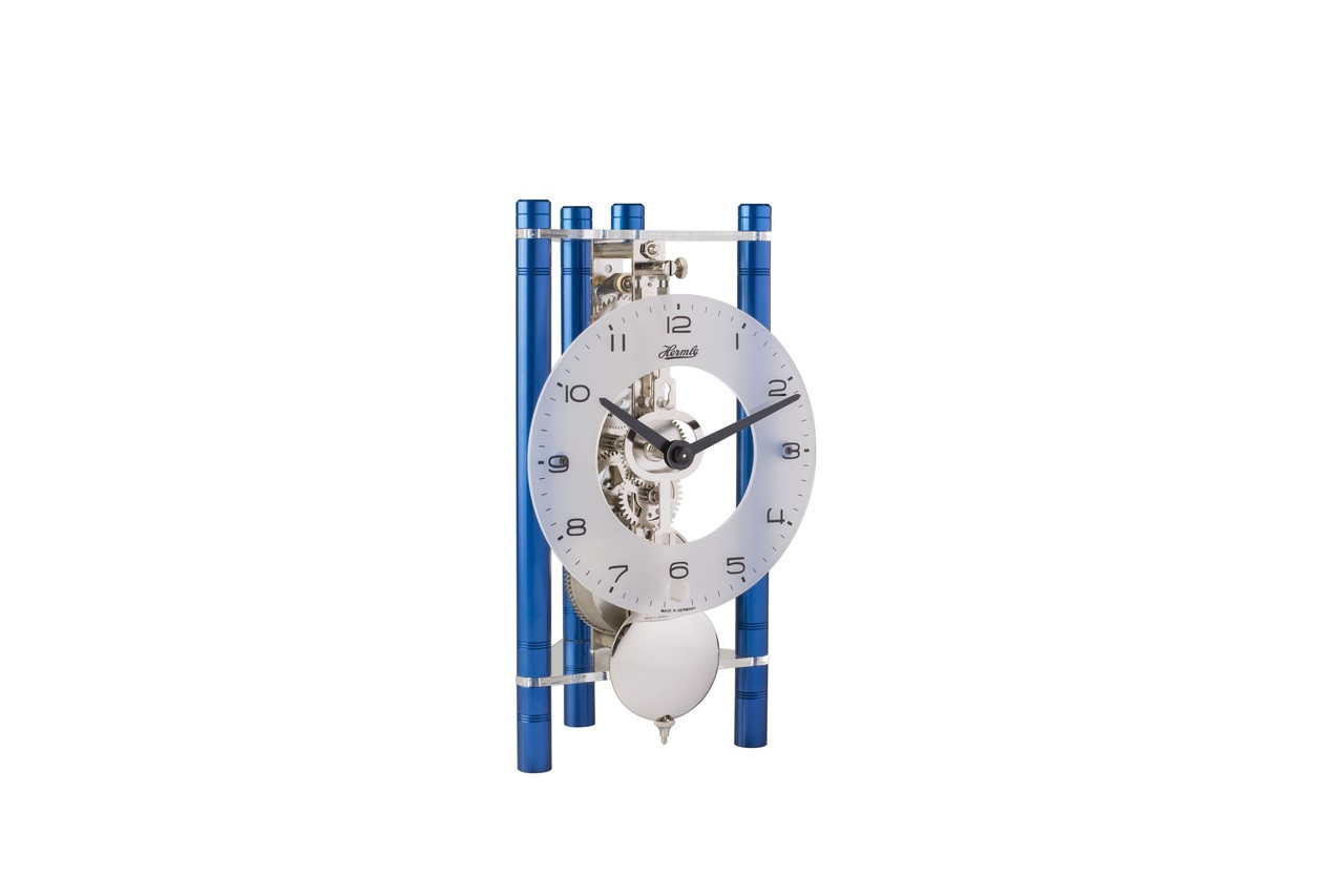 Hermle Lakin Mantel Clock - Blue in Mantel & Tabletop Clocks at StudioLX