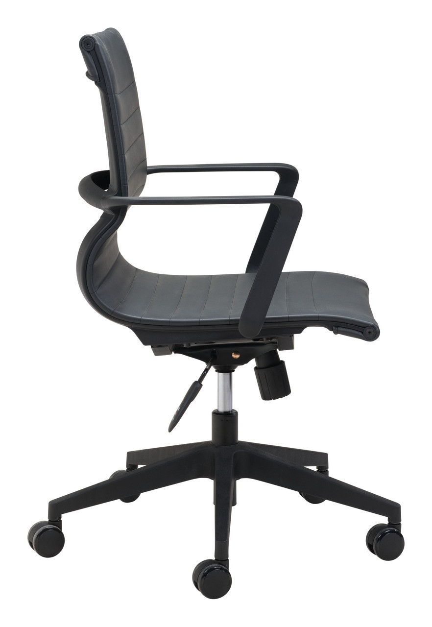 Zuo Modern Stacy Office Chair Black in Office Chairs at StudioLX