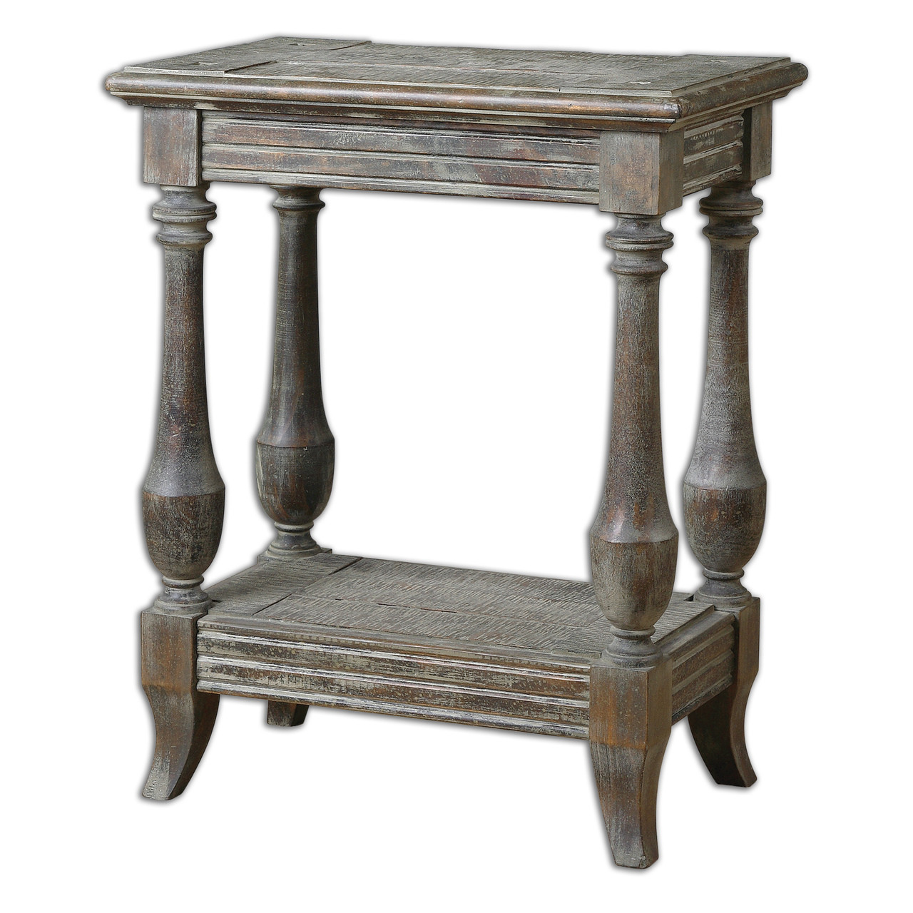 Uttermost Mardonio Distressed Side Table in End Tables at StudioLX