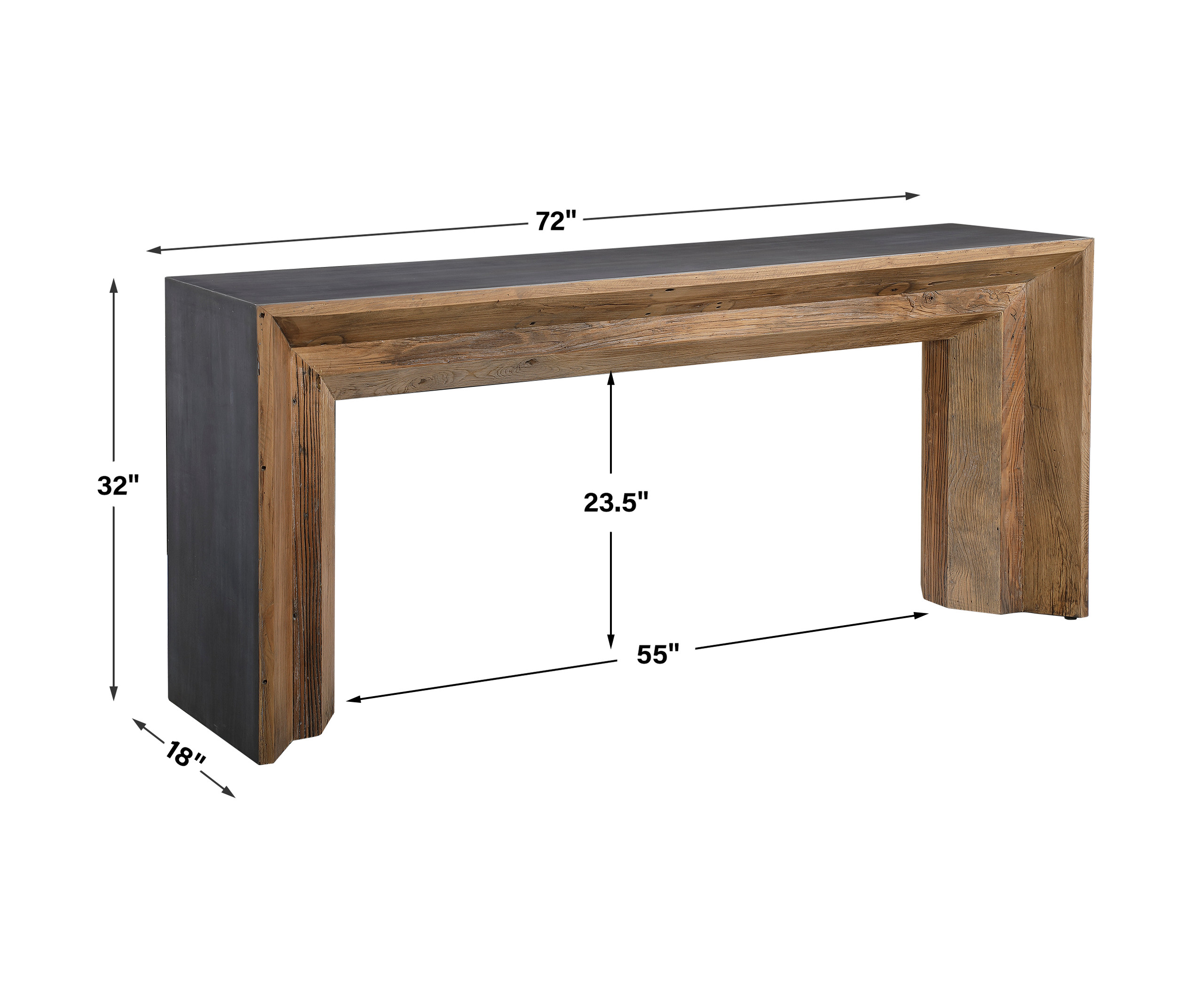Uttermost Vail Reclaimed Wood Console Table in Console & Sofa Tables at ...