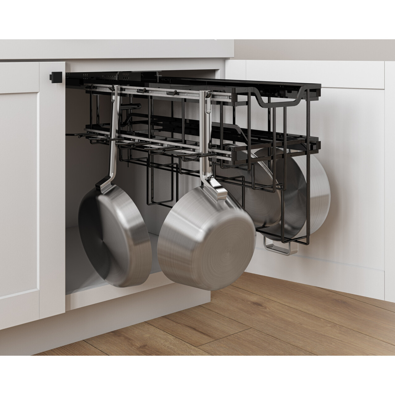 Hardware Resources Black Nickel Storage With Style® Soft-close Hanging ...