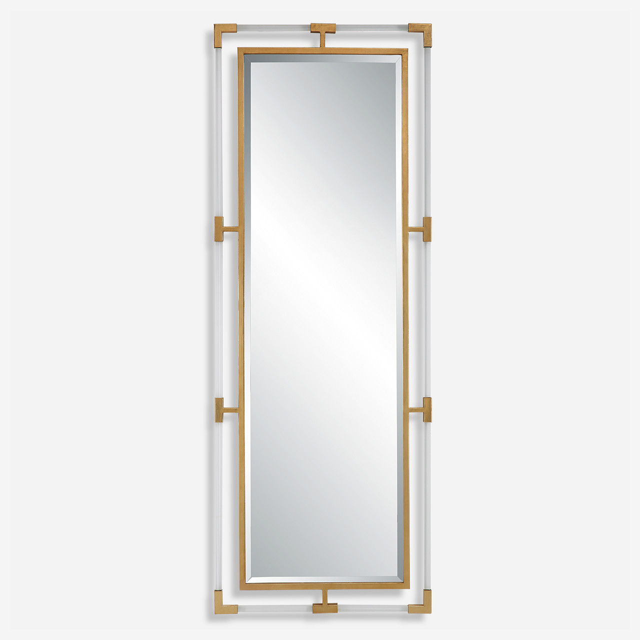 Zuo Modern Tall Gold Mirror Gold in Rectangular Mirrors at StudioLX