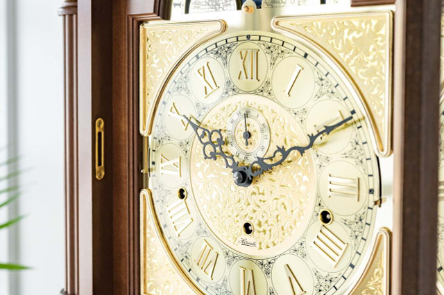 Hermle Temple Floor Clock - Tubular Triple Chime in Floor Clocks at ...