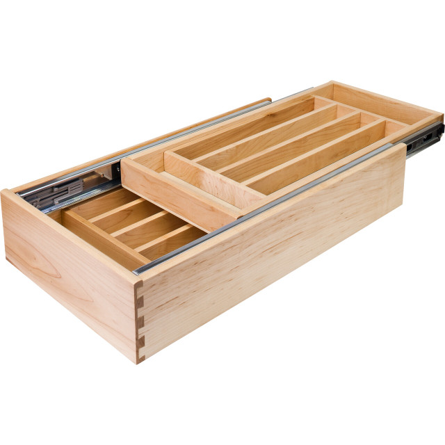 Hardware Resources 21" Double Coffee Drawer in Drawer Organizers at ...