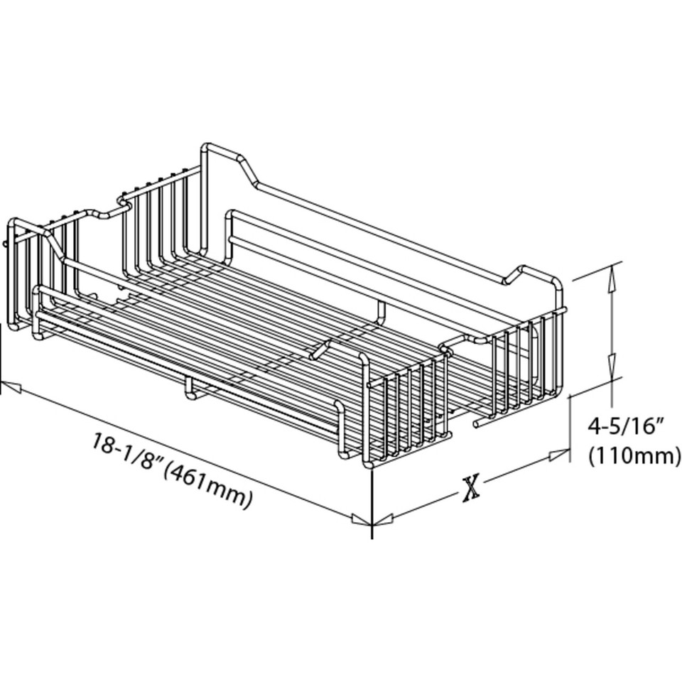 Hardware Resources Wood Pantry Swingout in Pantry Drawers at StudioLX