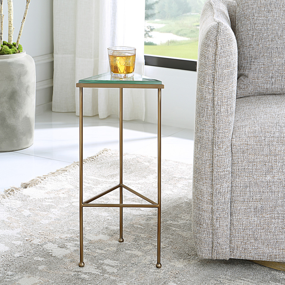 Uttermost Giza Triangular Drink Table in End Tables at StudioLX