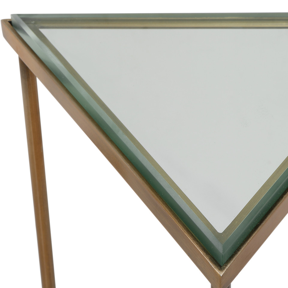 Uttermost Giza Triangular Drink Table in End Tables at StudioLX