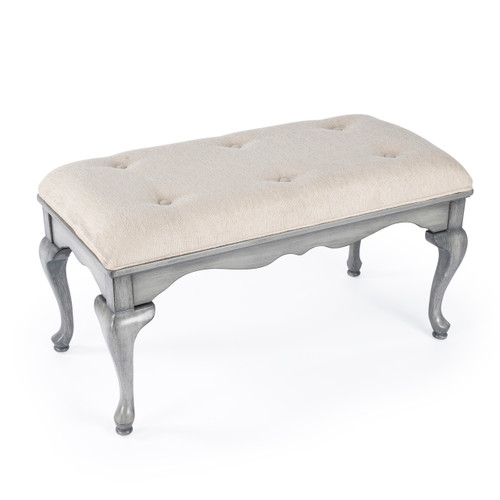 Butler Specialty Grace Powder Gray Bench Benches | StudioLX