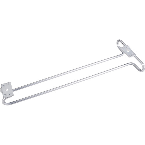 Hardware Resources Satin Chrome Wire Stemware Rack in Wine Cabinet ...