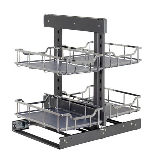 Hardware Resources 15" Black Nickel Storage With Style® Full-height ...