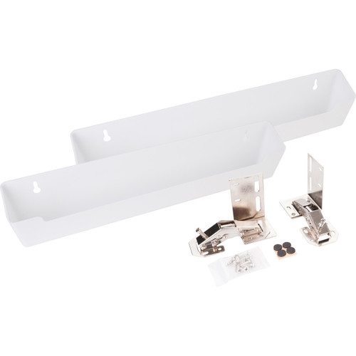 Hardware Resources 14-13/16" Slim Depth Plastic Tip-out Tray Kit For ...