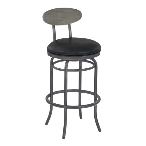 Armen Living Davis 26" Counter Height Barstool In Mineral Finish With ...