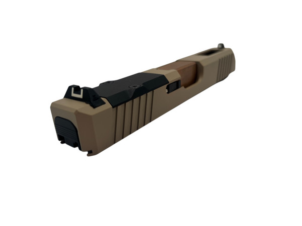 Stiffler Manufacturing Desert Sand 19 stripped slide