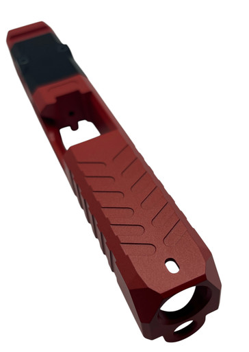 SM19 Helot Habanero Red Stripped Slide