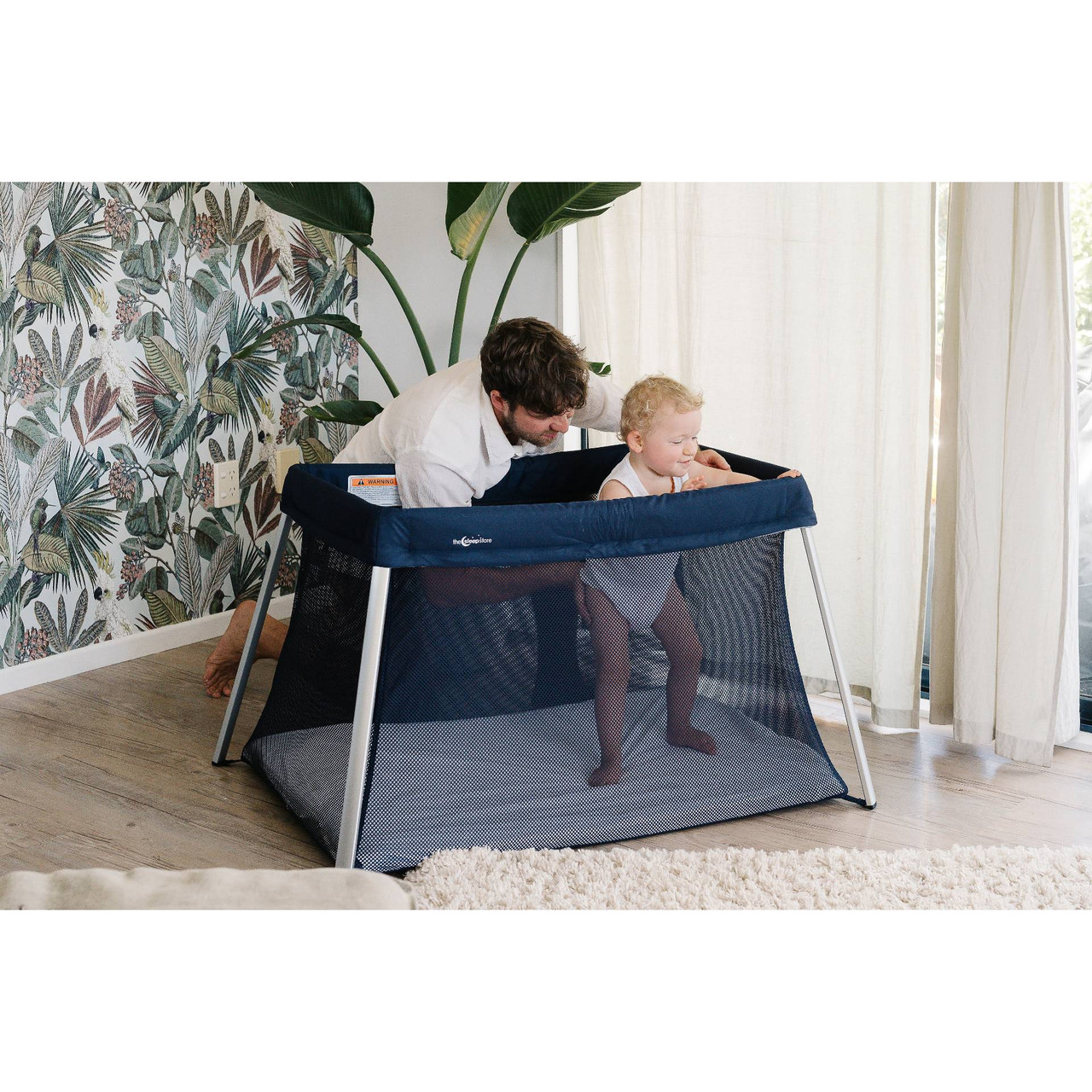 Drift Travel Cot - Navy | Travel Cots & Beds | The Sleep Store