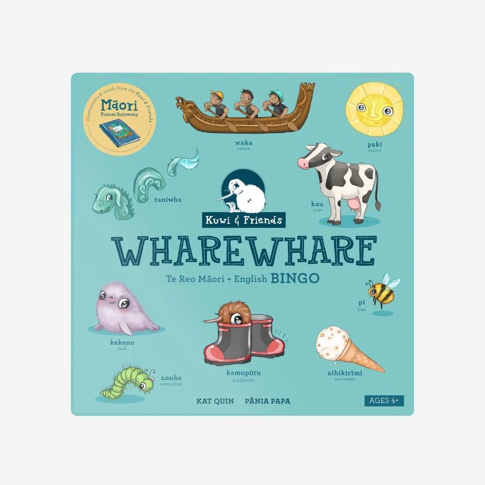 Kuwi & Friends Wharewhare - Te Reo Maori + English Bingo | Aotearoa ...