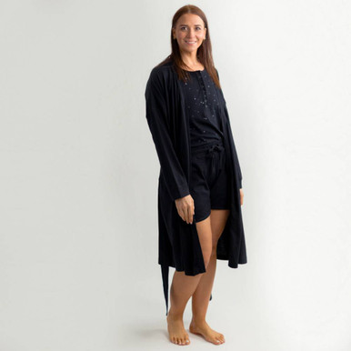 Woolbabe Relax Robe for Parents | Merino & Organic Cotton Adultwear NZ