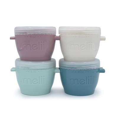 Melii Snap & Go Pods 4 Pack - Luxe - 6 oz | Lunch Boxes, Snack Boxes ...