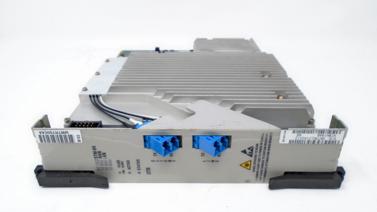 NORTEL OC 192/STM 64 10G OTR NT0H19AB 09 WMTRYG0CAA - Mountainview-tech.com