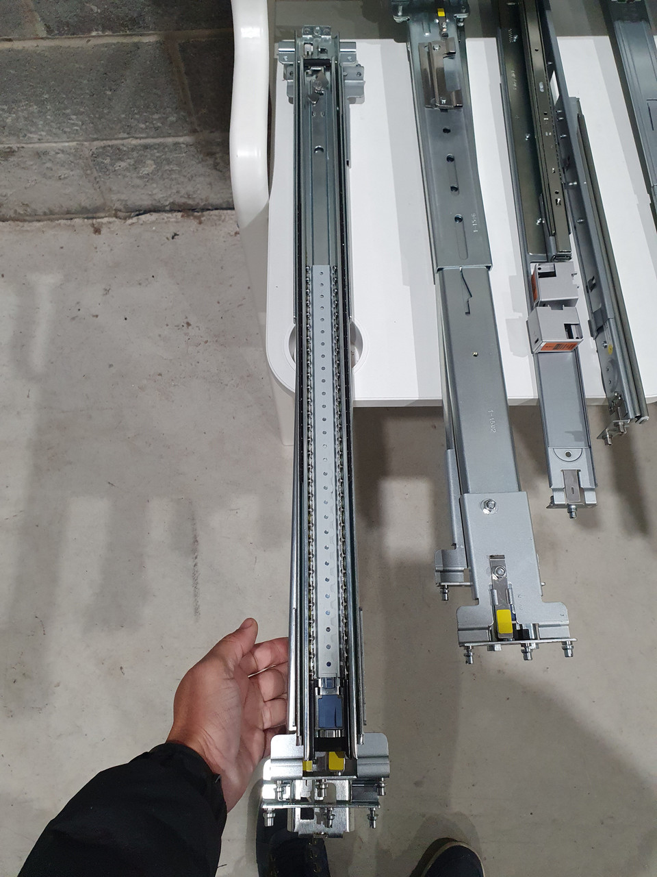 HP, 2F80A-02, 2F77A-02, rack rail kit for DL320, DL160, DL180G5 ...