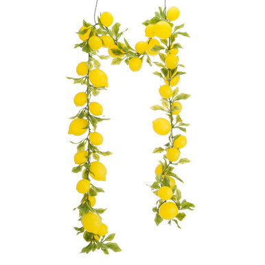 Fake Extra Long Lemon Chain Garland