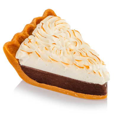 Fake Chocolate Pudding Pie Slice