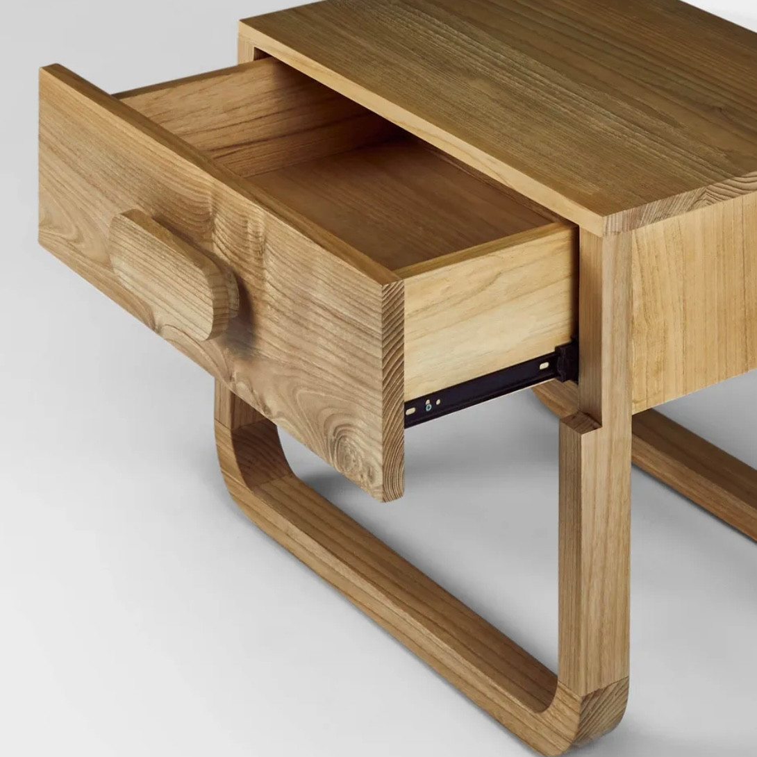 Norma Bedside Table - Natural