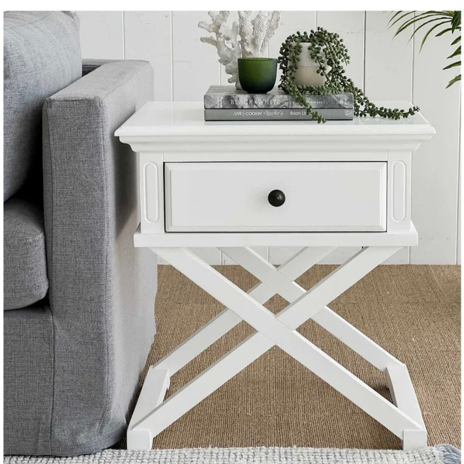 Sorrento White Side Table